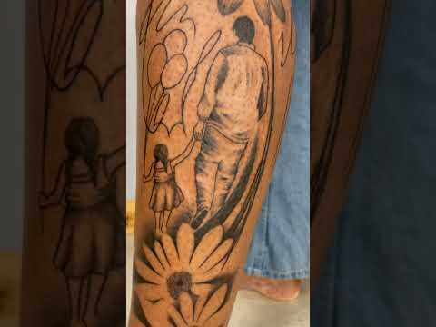Father memorial tattoo.! Done at The Tattoo Club. #tattoo #art #father #memories #fathersday