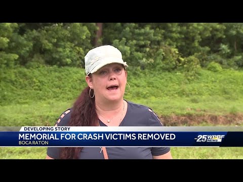 Decades-long memorial site in Boca Raton removed