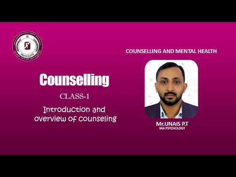 COUNSELLING AND MENTAL HEALTH CLASS C1