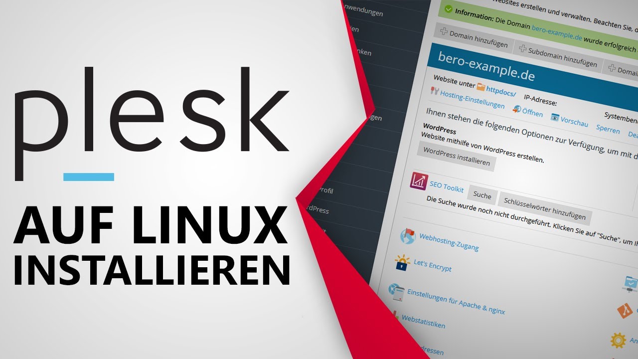 BERO-HOST.DE | Plesk auf Linux installieren