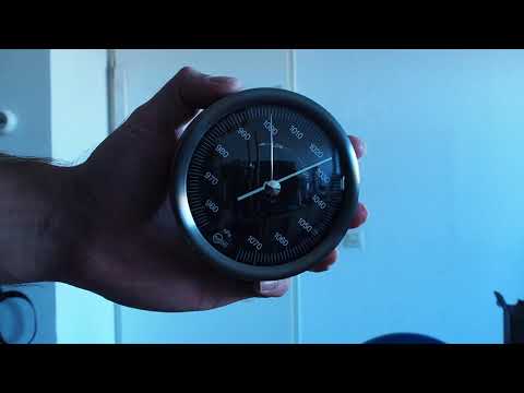 A barometer, for measuring air pressure meteorology