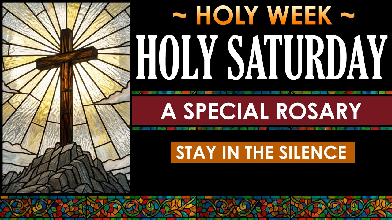 April 4 Holy Saturday Glorious Mysteries Rosary | Saturday Holy Rosary Prayer | Pray Rosary Today
