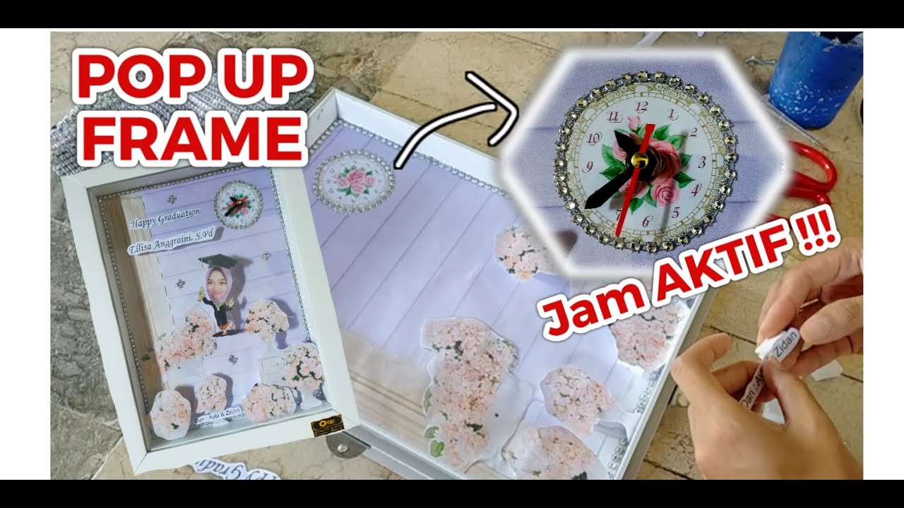 CARA Membuat pop up frame 3D sangat mudah!!!