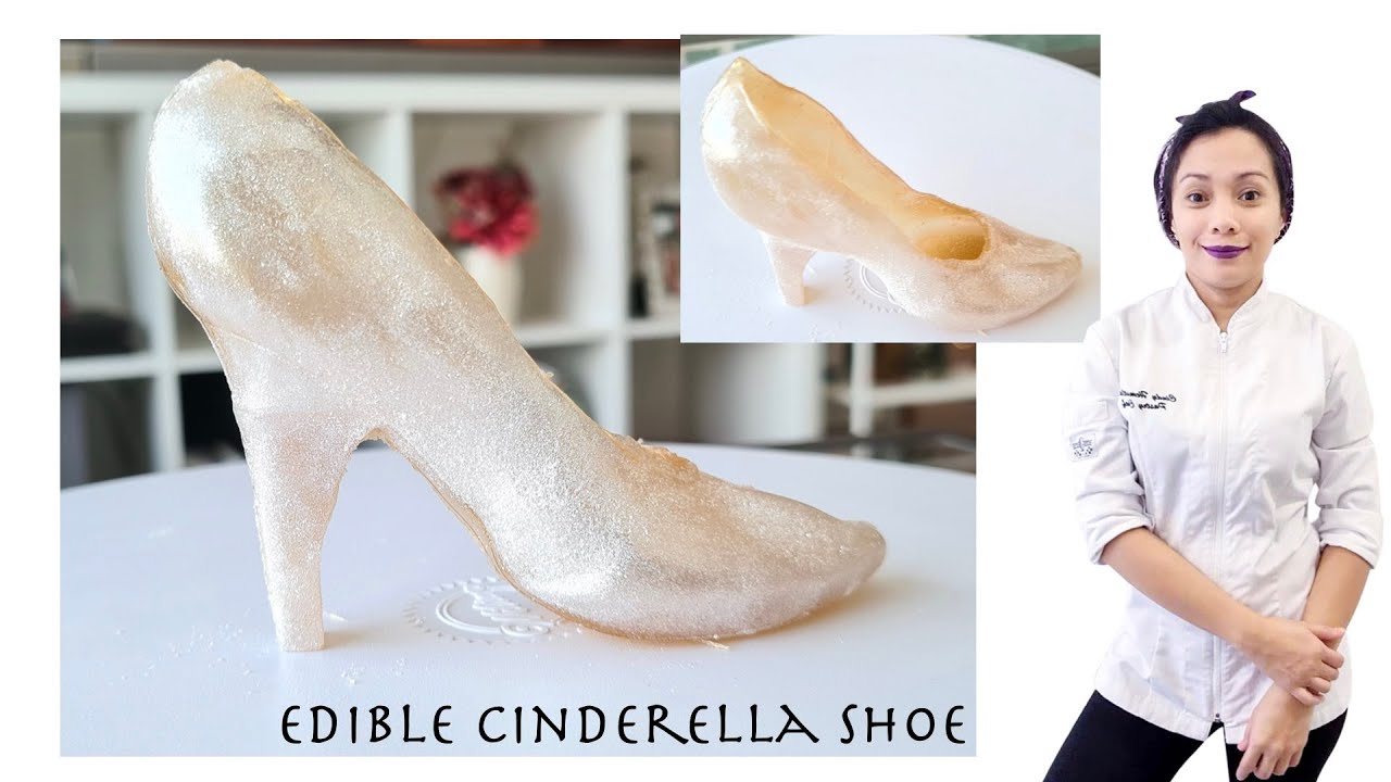 How to Make Cinderella Shoe / Edible Shoe Cake Topper