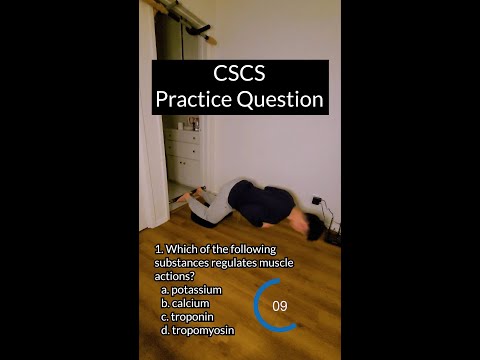 CSCS practice question | NHC Training
