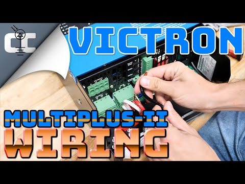 Victron MultiPlus-II Inverter: Step-by-Step AC Output/Input Connection Wiring with a Spring Terminal