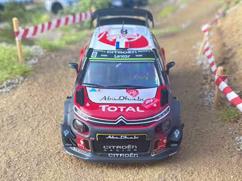 Diecast rally model car Citroen C4 WRC.