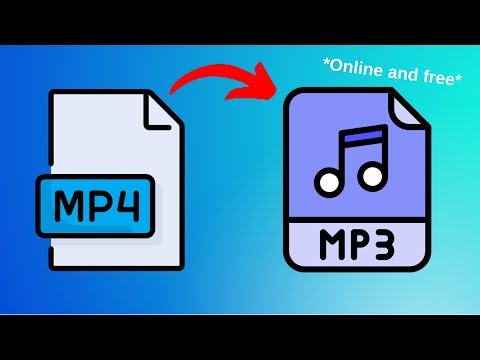 How to CONVERT mp4 file to mp3 ONLINE | Tutorial 2022