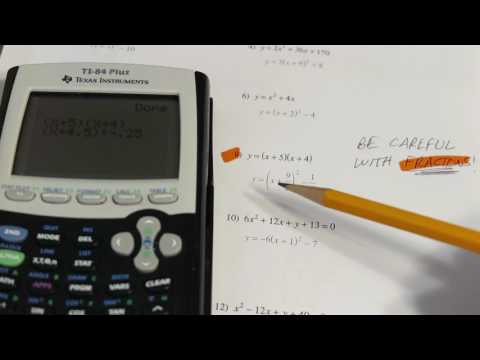 Factor Quadratics, Find Vertex Form and FOIL Binomials using QUADFACT. Perfect for SAT and ACT!