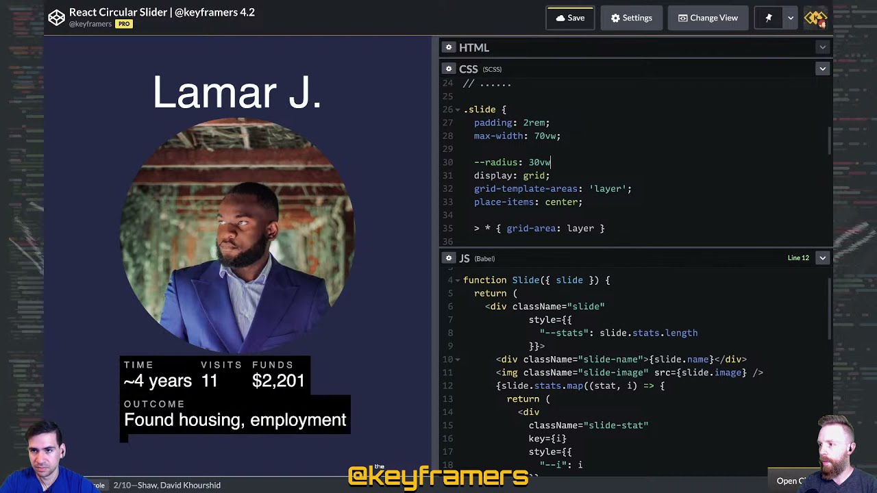 LIVE: React Circular Slider | @keyframers 4.2