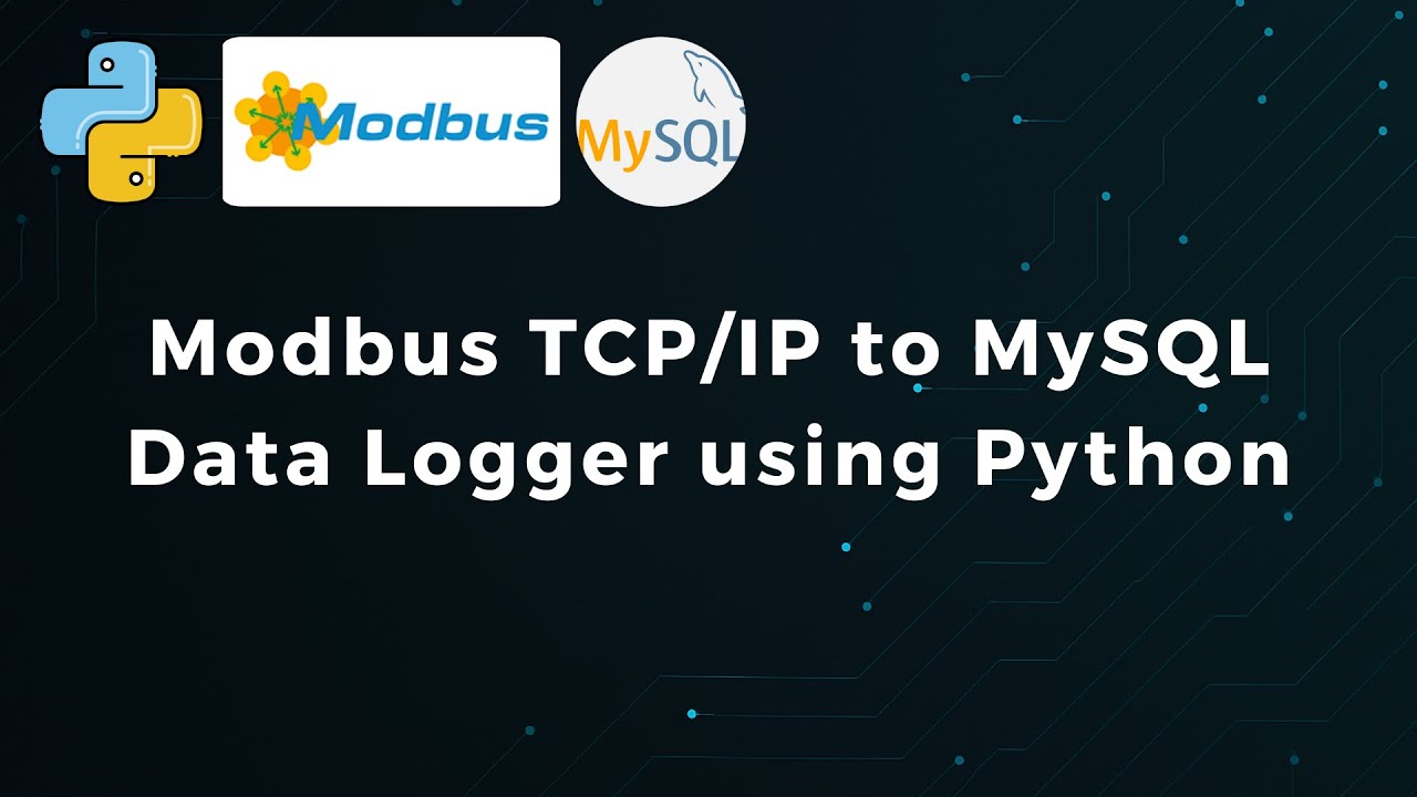 [BASIC] Modbus TCP/IP to MySQL Data Logger using Python