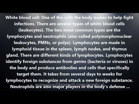 White blood cell - Medical Definition