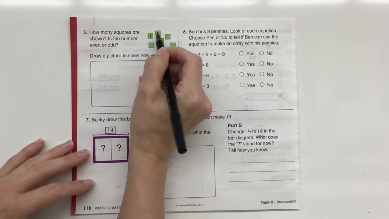 2nd grade Topic 2 assessment