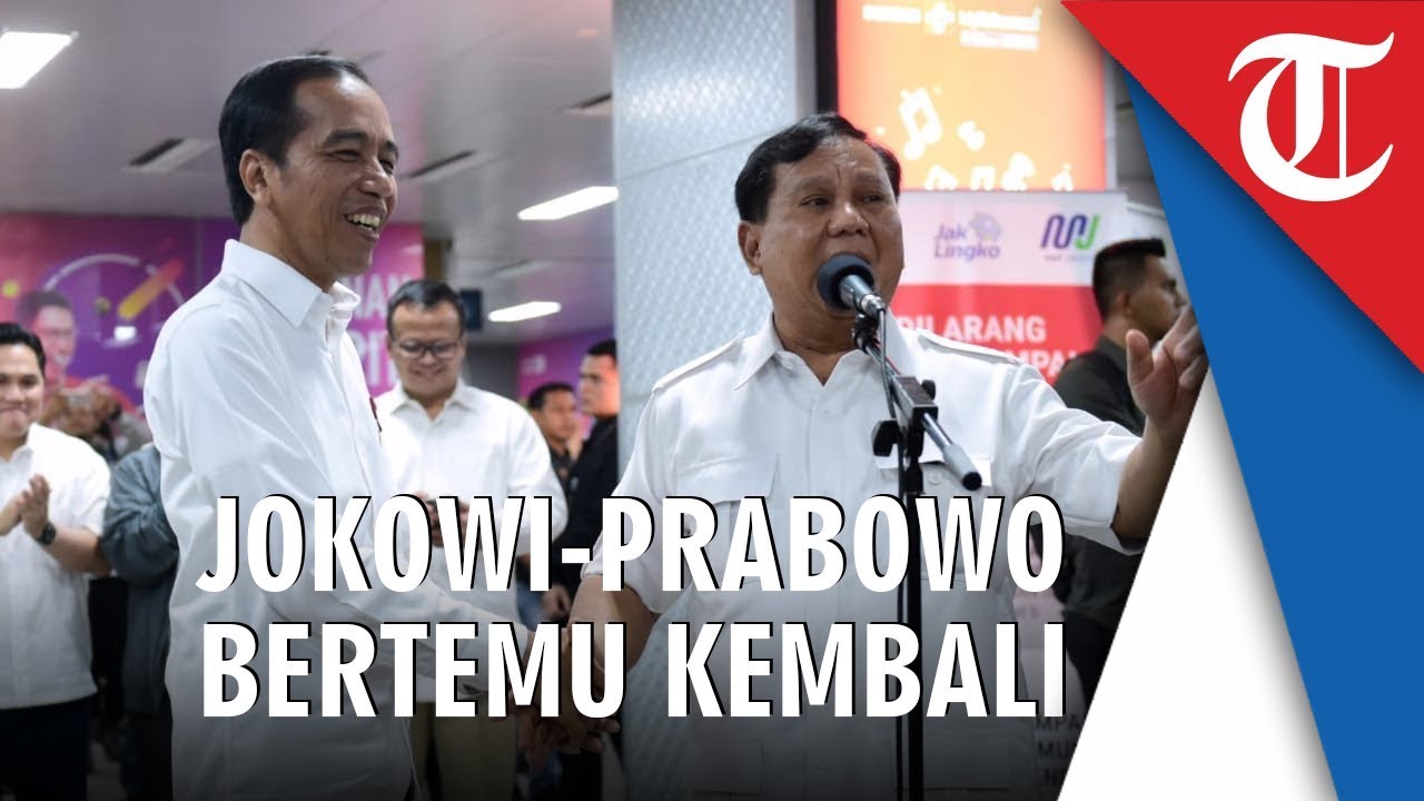 Video Lengkap Jokowi Dan Prabowo Bertemu Setelah Pilpres 2019 Usai
