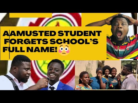 AAMUSTED Student Can’t Spell Their School’s Name 🤯😱😱😱