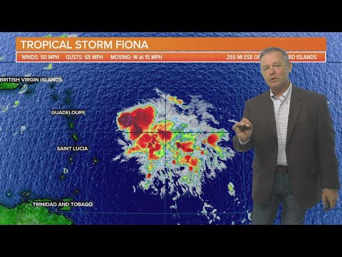 Tropical Storm Fiona Friday update