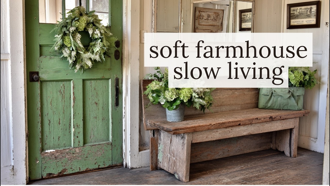 Soft Farmhouse Living | Calm Cottage Spaces to Relax & Unwind