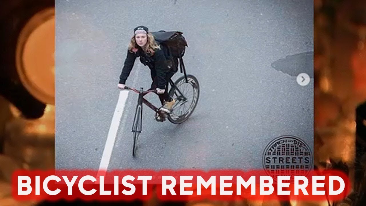 Vigil honors bicyclist struck by tanker truck