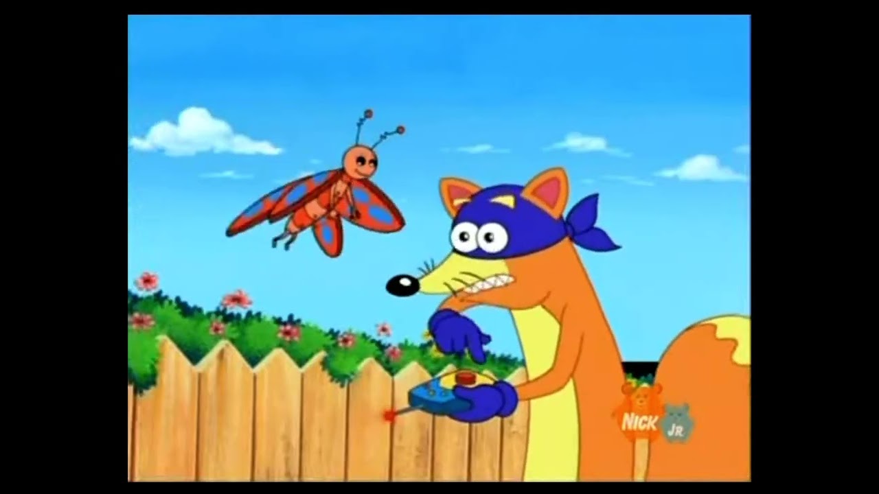 Dora the explorer butterfly swipe robot ￼￼