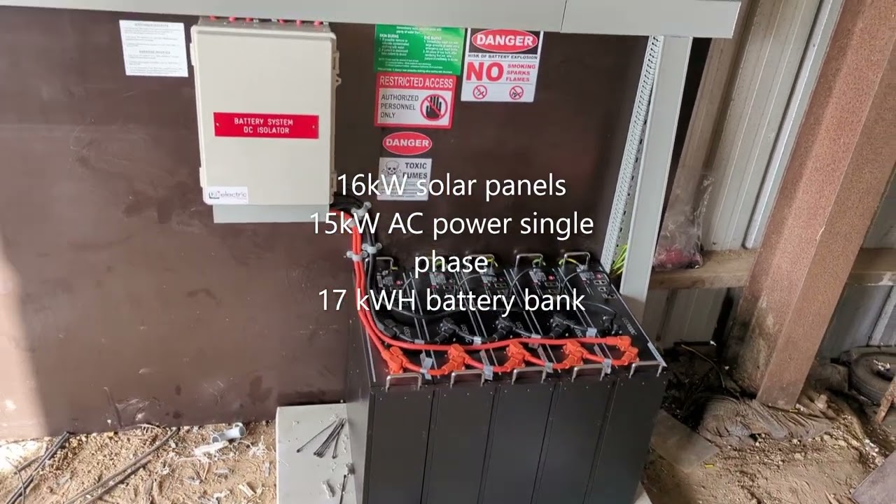 15kW off grid solar system