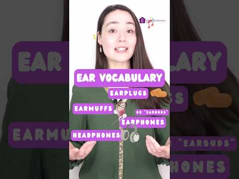 👂EAR vocabulary - 🎧Do you know all of these words? #shorts