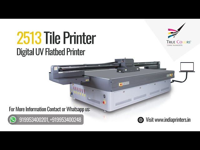 Cooler Glass Printer - UV Flatbed Tiles Printer 2513 Trader ...