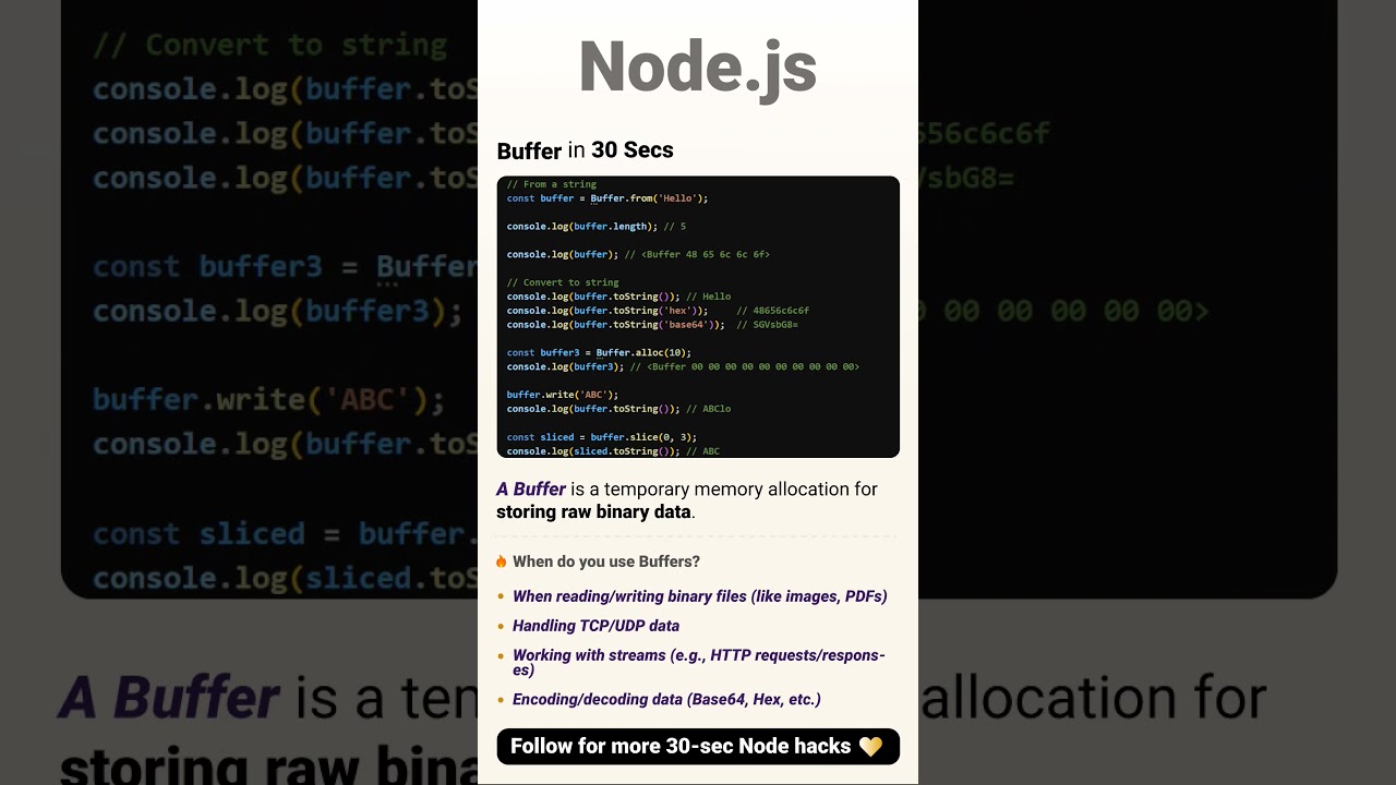 buffers in nodejs