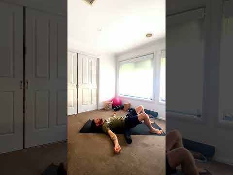 De-stress and de-Load the nervous system. Breathe twist and unload