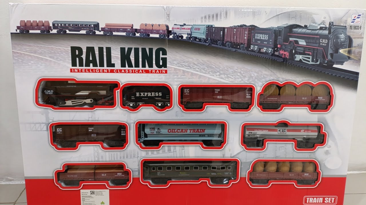 Unboxing Kereta Api Rail King Jumbo