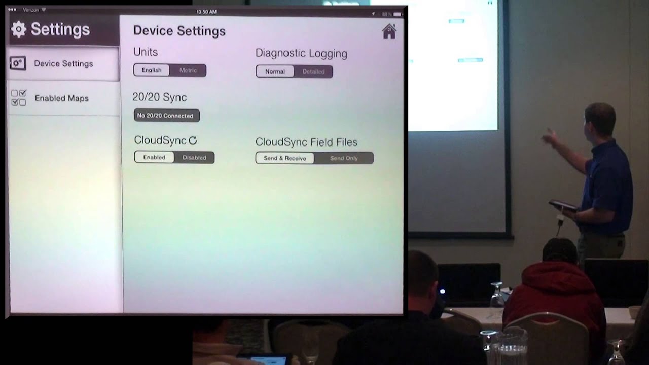 FieldView App - Settings