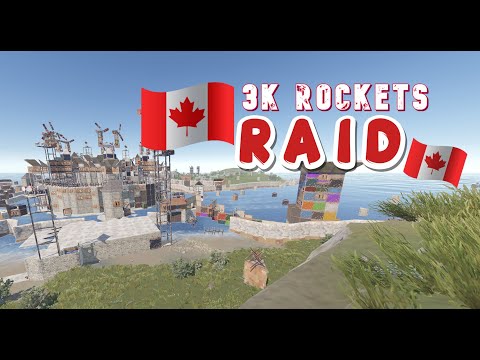 BIGGEST RAID ON LIMITLESS RUST MONTHLY 3K ROCKETS