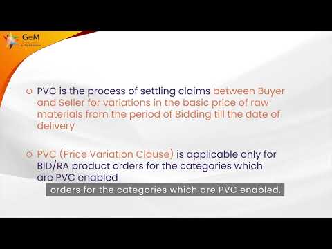 Price Variation Clause – Seller