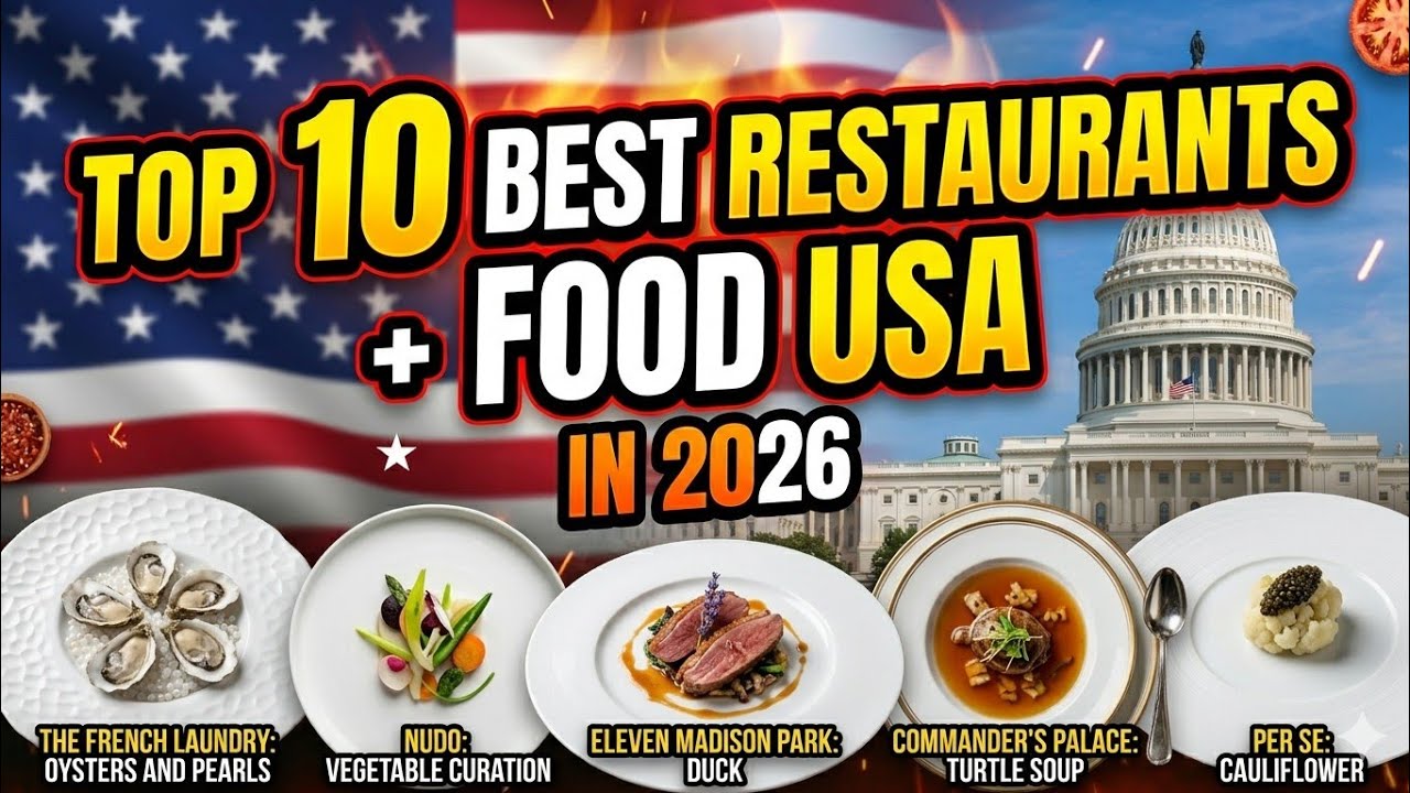 Top 10 USA Restaurants 2026 | Best Food Places in America!