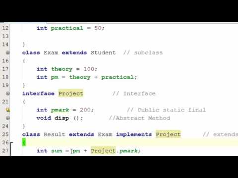 Learn 132 Hybrid Inheritance in Java Programming Hindi - Mind Luster