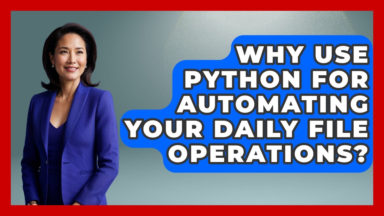 Why Use Python For Automating Your Daily File Operations? - Python Code School
