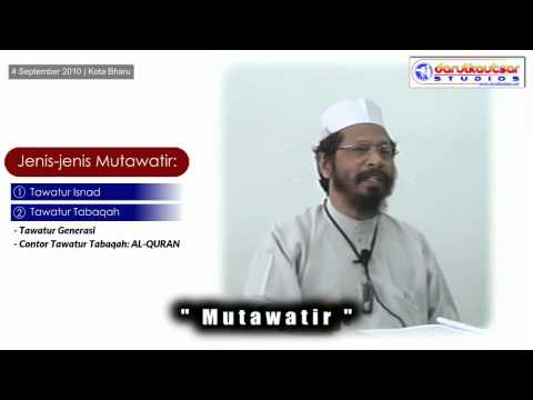 Mutawatir Dan Jenis-Jenisnya – hadith online