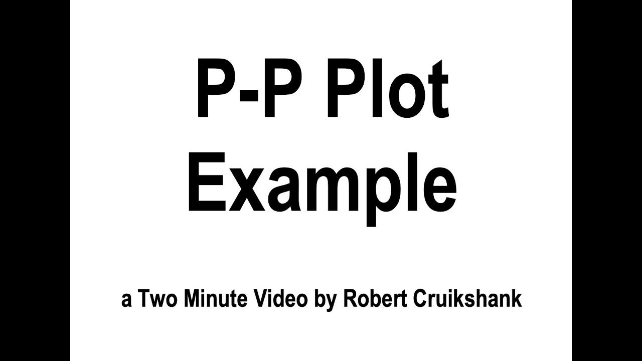 P-P Plot Example