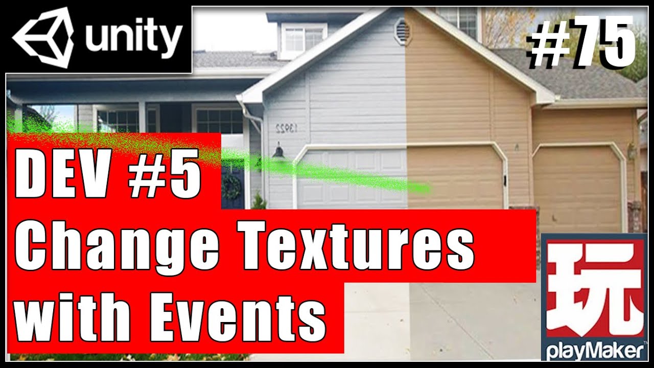 DevLog #5 Dynamic Texture on an Object - Unity Playmaker beginner