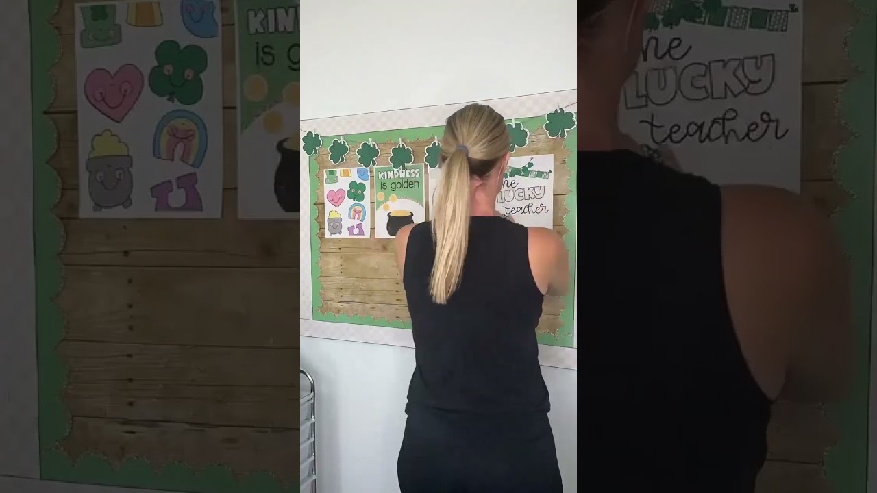 St. Patrick's Day Bulletin Board #teacher
