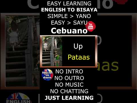 English to Bisaya | Cebuano Lessons | 15 Common Words Lesson 41 |