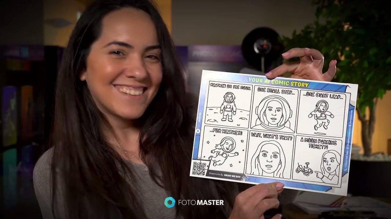 Draw Me Bot V3 Comics Mode – Full A4 AI Comic Drawings