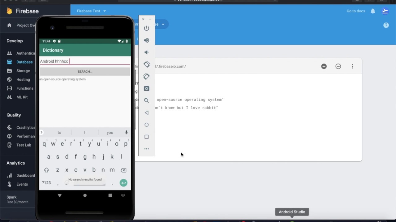 Create Android Dictionary App using Firebase Realtime Database - Android Studio Tutorial