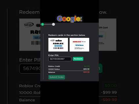 How to get Robux (Google vs Bing) #roblox #robux