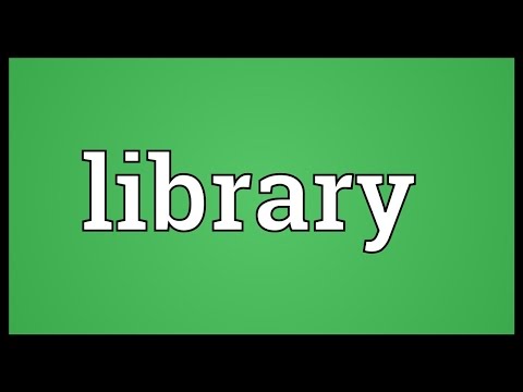 Library Meaning