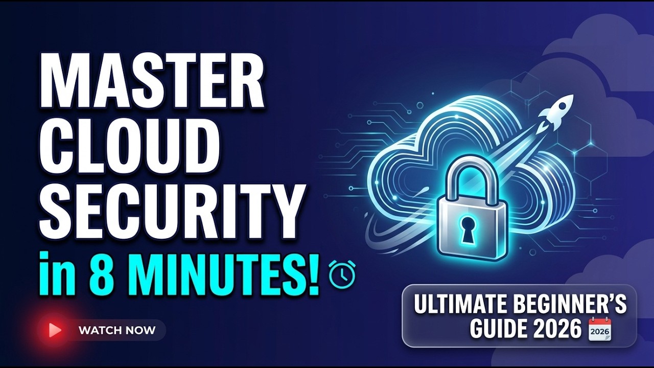 🚀 Master Cloud Security in 8 Minutes! ☁️🔒 (Ultimate Beginner's Guide 2026)