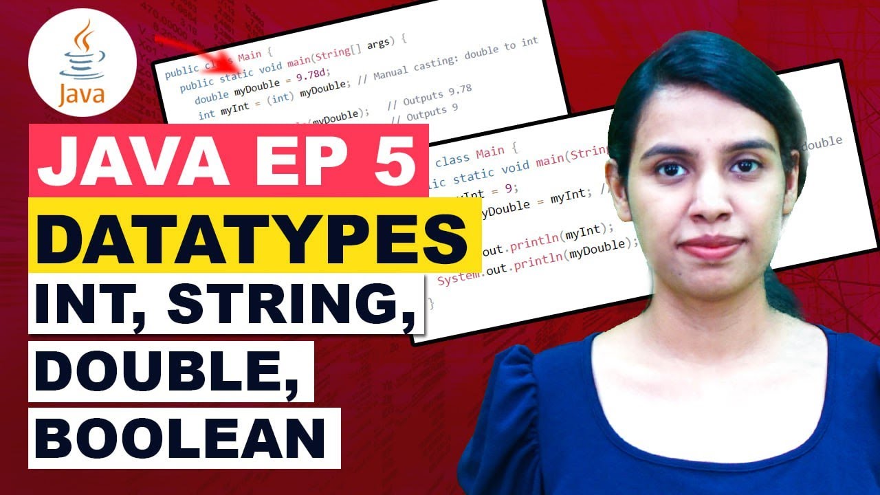 Variables and Data Types in Java - EP 5