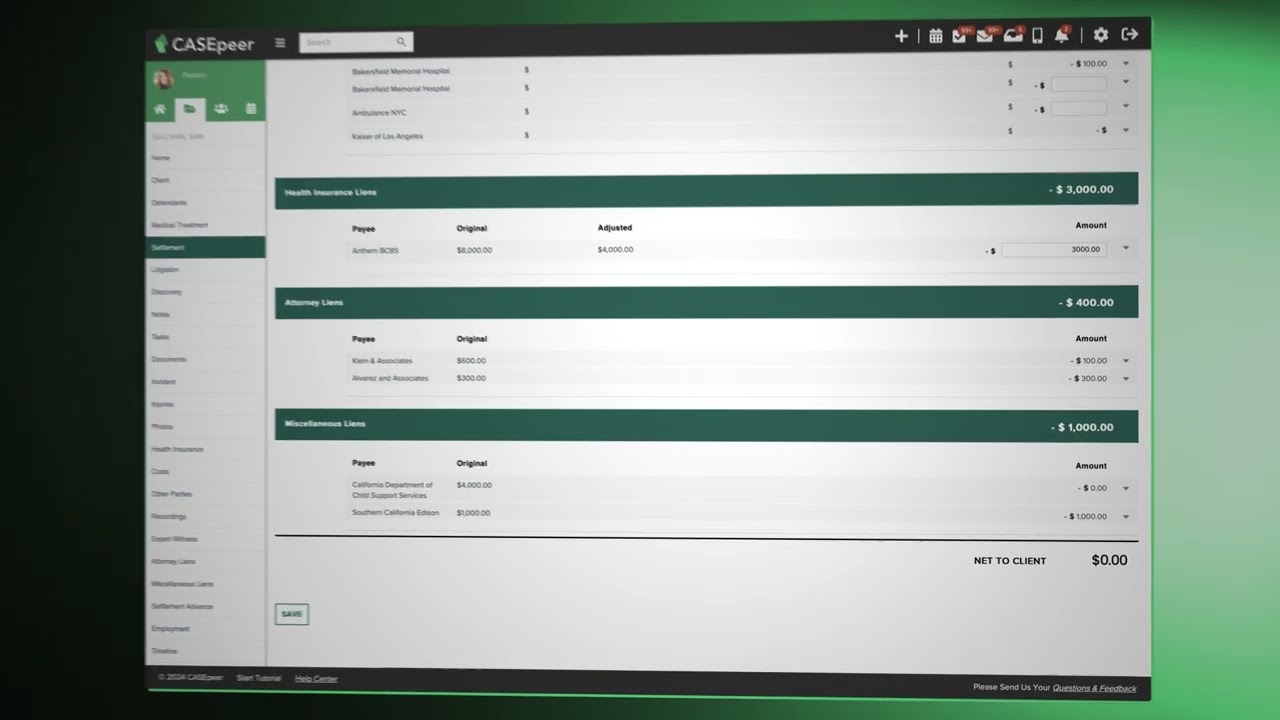 CASEpeer: The Leading Practice Management Software for Personal Injury Firms