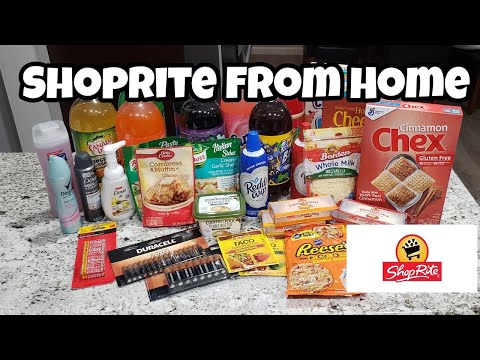 ShopRite from Home Order/ How to