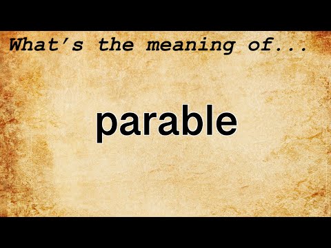 Parable Meaning | Definition of Parable