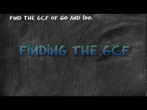 Easy Way To Find The Greatest Common Factor - GCF
